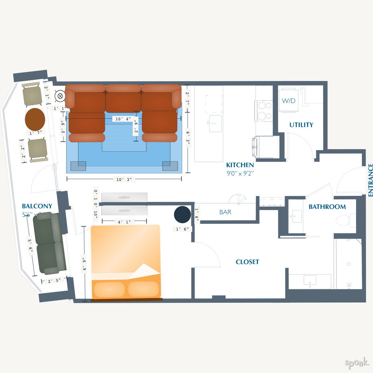 6 Steps to Planning Your Room Layout - Design Room Floor Plan | Spoak